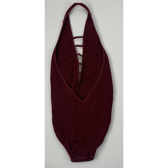 Urban Outfitters | Tops | Out From Under Halter Top Knit Bodysuit Top ...